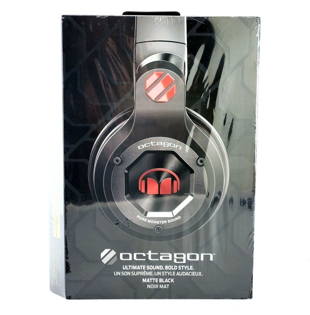 Monster Octagon Headband Headphones - Black for sale online | eBay