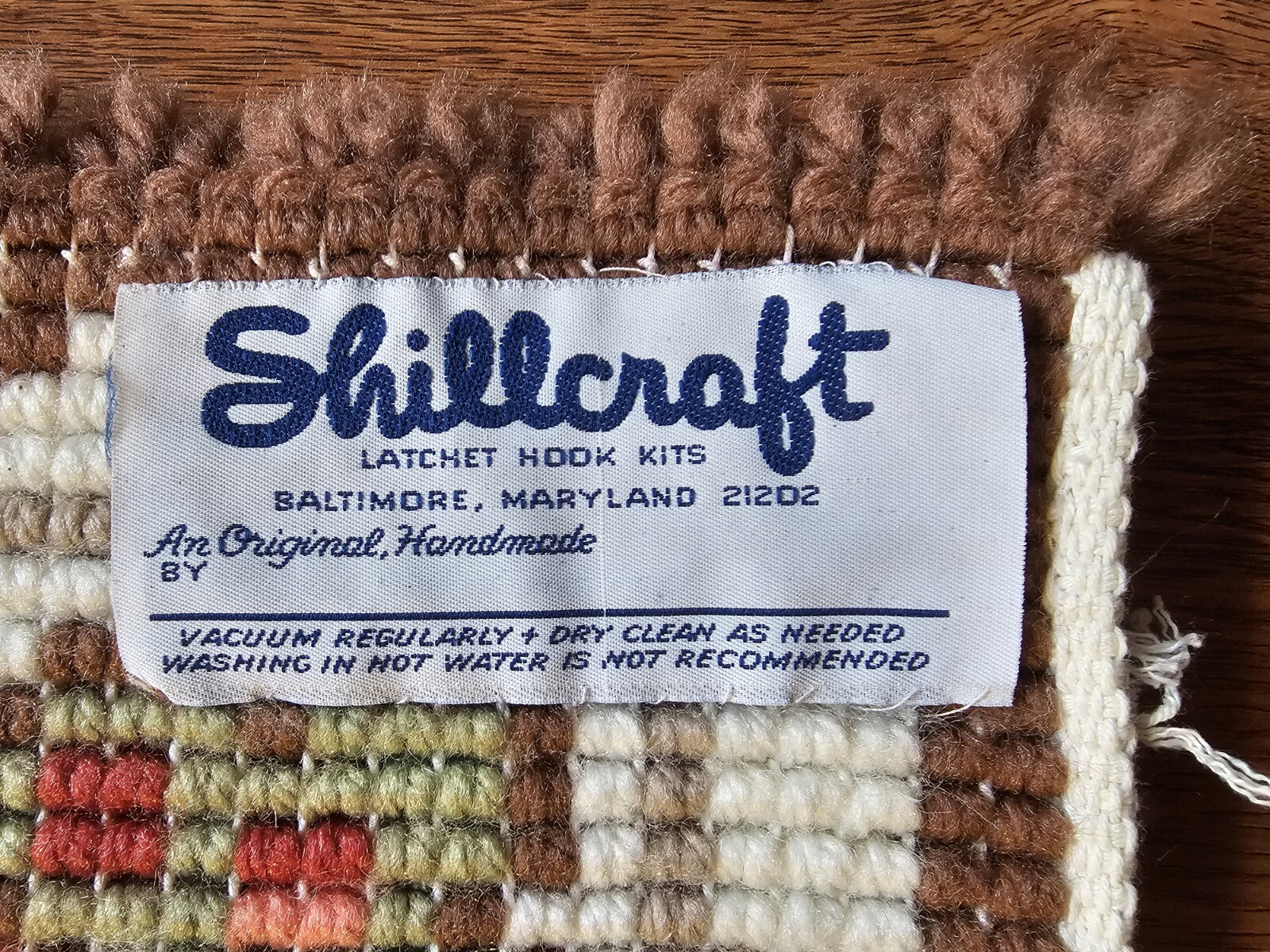 Pair of Vintage Shillcraft Readicut Latch Hook Rugs Complete 51 x 27 ...