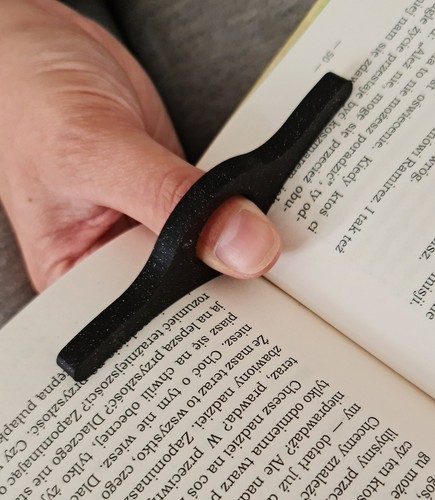 book page holder, page holder, book holder, one hand book holder, one ...