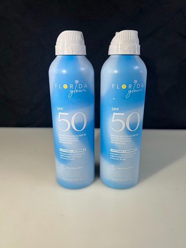 Florida Glow SPF 50 Sunscreen Spray- Super Fast Shipping WOW!!! safe ...