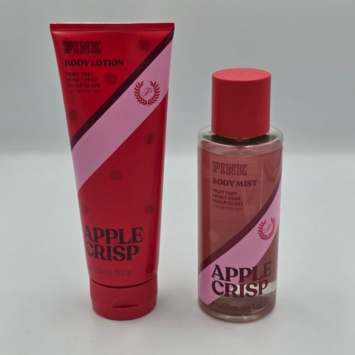 Victoria's Secret Pink Apple Crisp Body Lotion & Mist Spray Set Limited ...