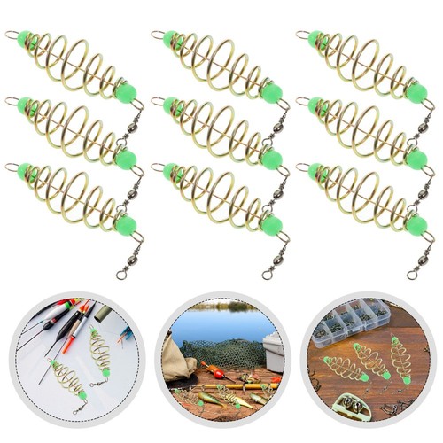 36 PCS Luminous Bead Spring Bait Fish Feeder Carp Fishing Rig ...