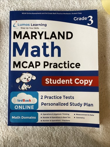 Maryland Math MCAP Practice Grade 3 Student Copy 39A | eBay