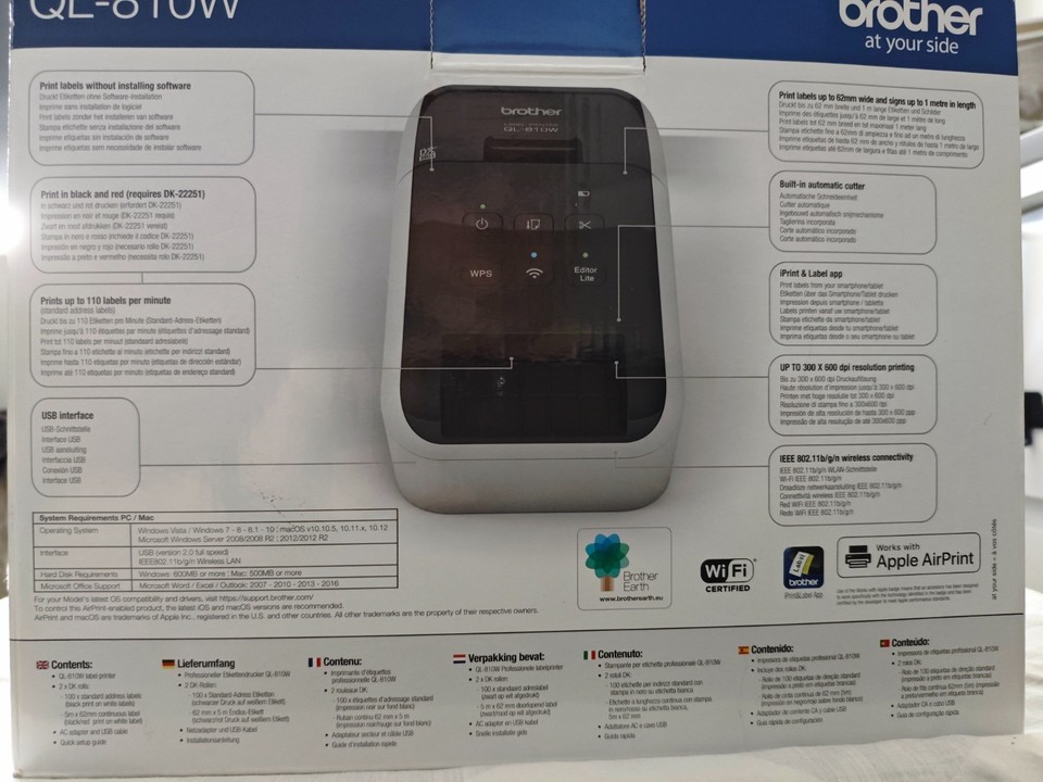 Brother Label Printer QL-810W | eBay UK