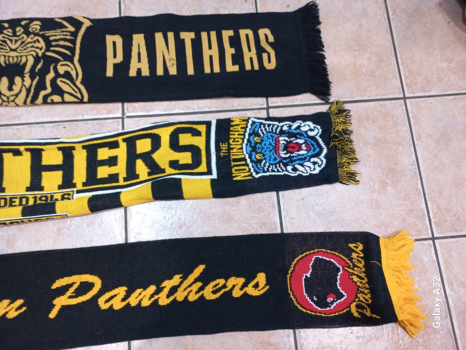 Three x Nottingham Panthers Ice Hockey Scarves | eBay UK