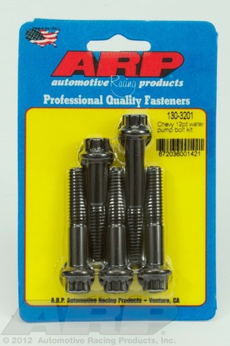 ARP 130-3201 Black For Chevy 12pt Water Pump Bolt Kit 672036001421| eBay