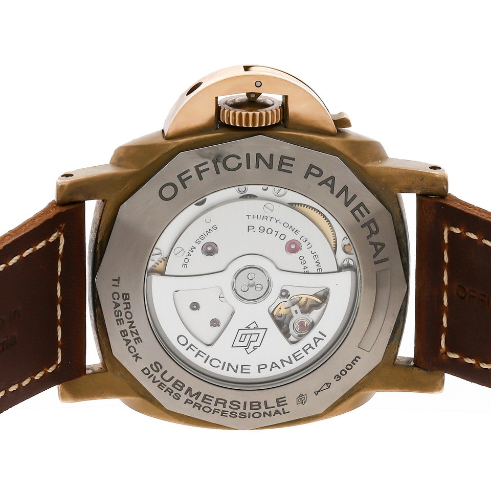 Panerai Submersible Bronzo Automatic 47mm Watch Strap Bronze PAM 968 | eBay