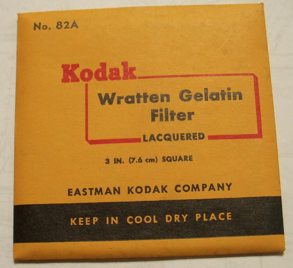 KODAK WRATTEN GELATIN FILTER NO. 82A 3" or 7.6cm Square | eBay