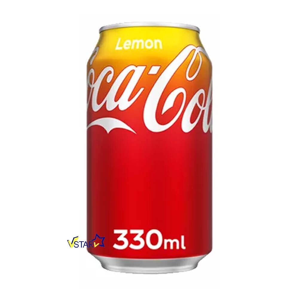 Coke Lemon China HongKong C0ca Cola Lemon Flavor Can Soft Drinks Sugar