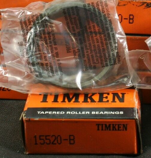 One (1) Timken 15520-B Tapered Roller Bearing Flanged Cup 2-1/4" OD USA ...