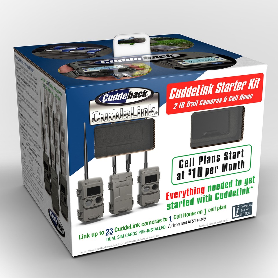 CuddeLink 2 Plus 1 Starter Kit with Cell Home and IR Remote Cameras | eBay