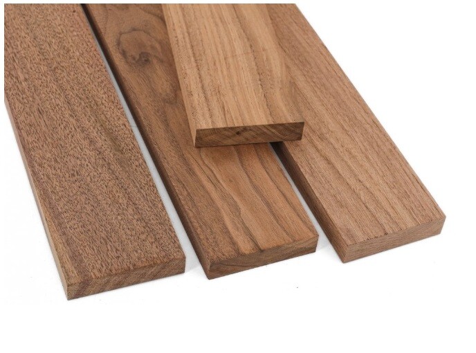 Hardwood Lumber Pack CHOOSE YOUR WOOD 4pk | eBay