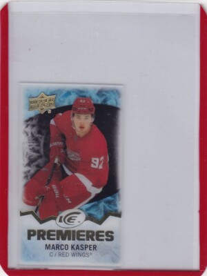 Marco Kasper 2023-24 Upper Deck Ice Mini Black RC Rookie 09/15 | eBay