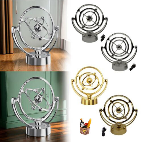 Kinetic Orbital Revolving Gadget Perpetual Motion Desk Art Toy Office ...