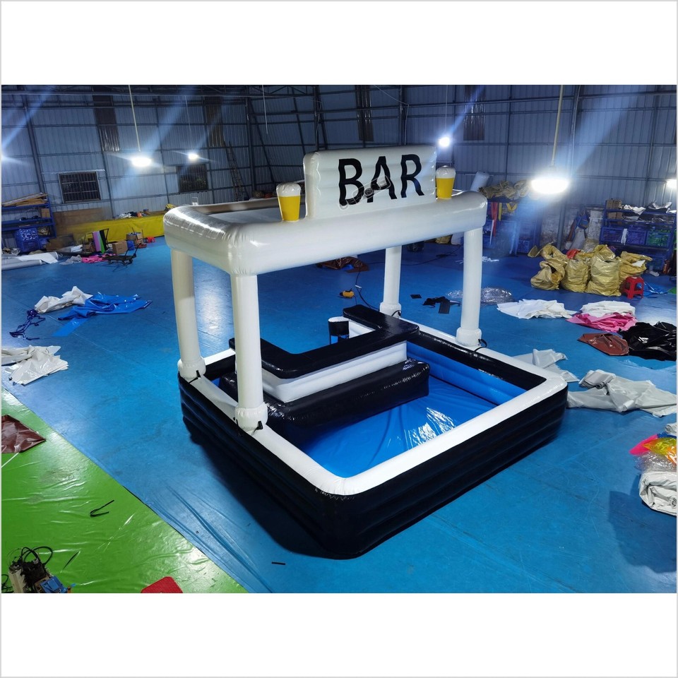 Commercial Inflatable Outdoor Pool Bar Water Blow Up Bar Party Event ...