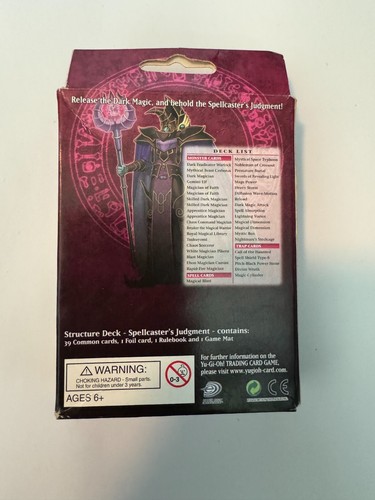Yu-Gi-Oh Spellcaster's Judgment Structure Starter Deck for sale online ...