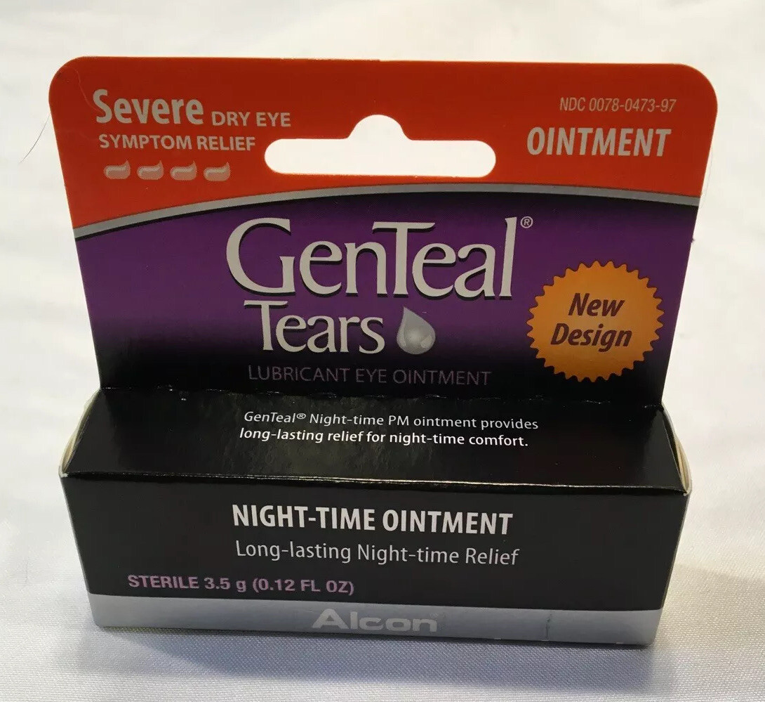 TheraTears Nighttime Dry Eye Therapy Liquid Gel, Relieving Treatment ...