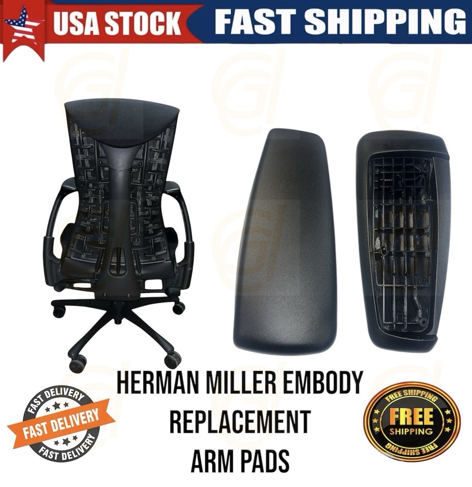 🔥🔥Herman Miller Embody💥Replacement Arm Pads 💥Please READ Description 🔥🔥 ...