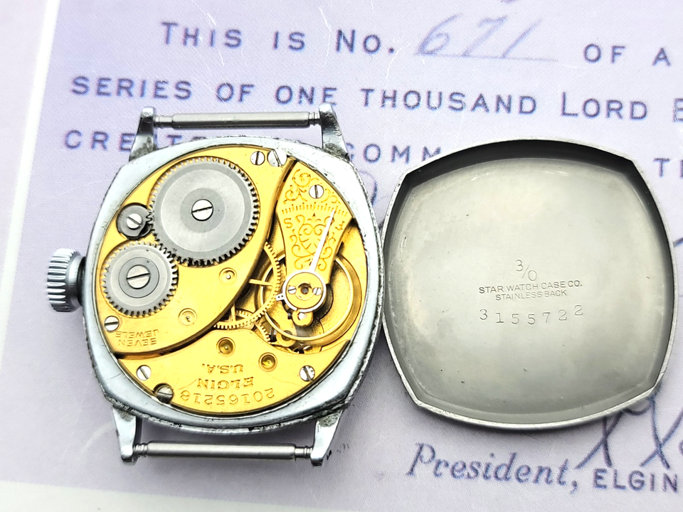 Vintage Elgin Avigo militay in excellent running | eBay