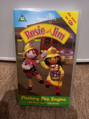 Rosie And FLASHING FIRE ENGINE & other stories VHS Video EXTREMELY HARD ...