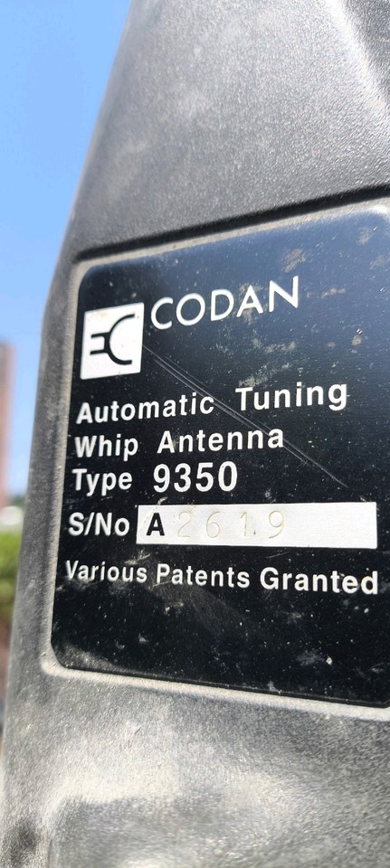 Codan Automatic tuner whip antenna 9350 with The Spring | eBay