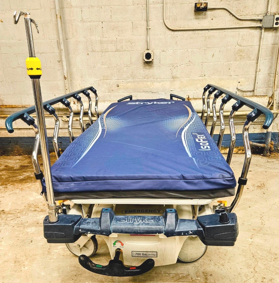 90-DAY-WARRANTY STRYKER 1007 ISOFLEX SE GEL MATTRESS HOSPITAL STRETCHER ...