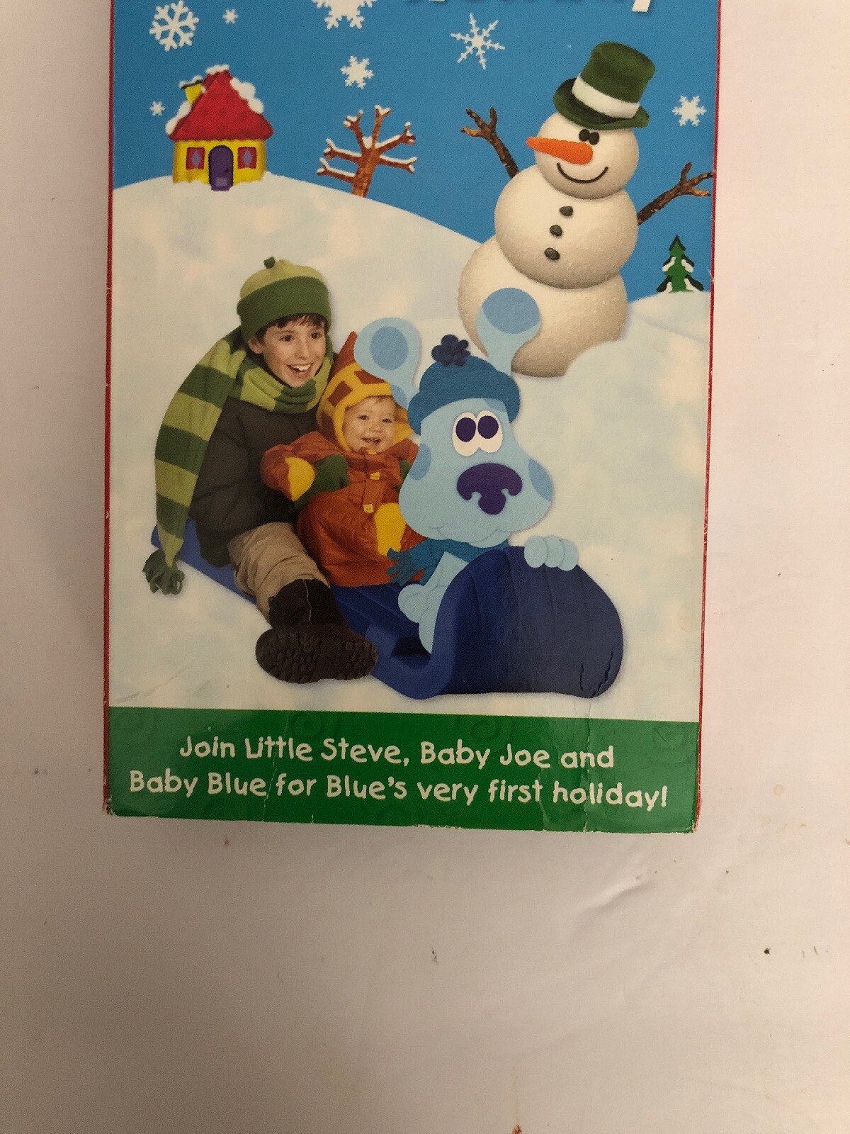 Blue's Clues-Blue’s First Holiday(VHS Nickelodeon Nick Jr. 2003)RARE ...