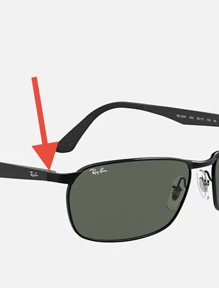 Ray Ban RB3534 RB4259 RB4279 Sunglasses Replacement Temple Hinge Screws ...