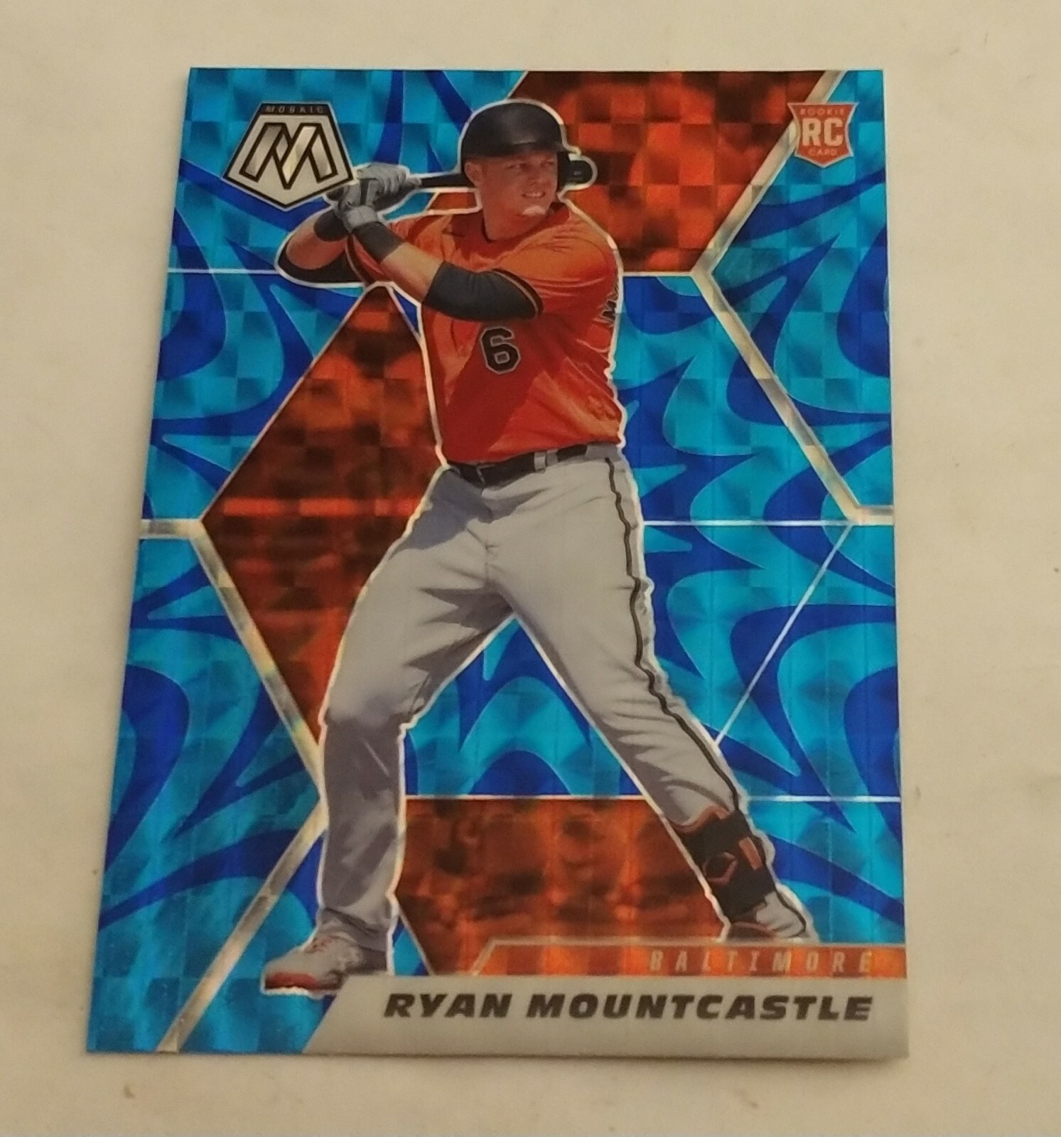 2021 Panini Mosaic Ryan Mountcastle Reactive Blue Prizm #245 Rookie RC ...