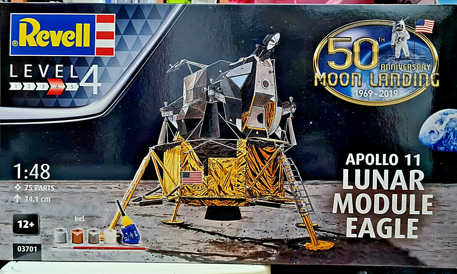 Apollo 11 Lunar Module Eagle LEM Modulo Lunare - Revell Kit Set 1:48 ...