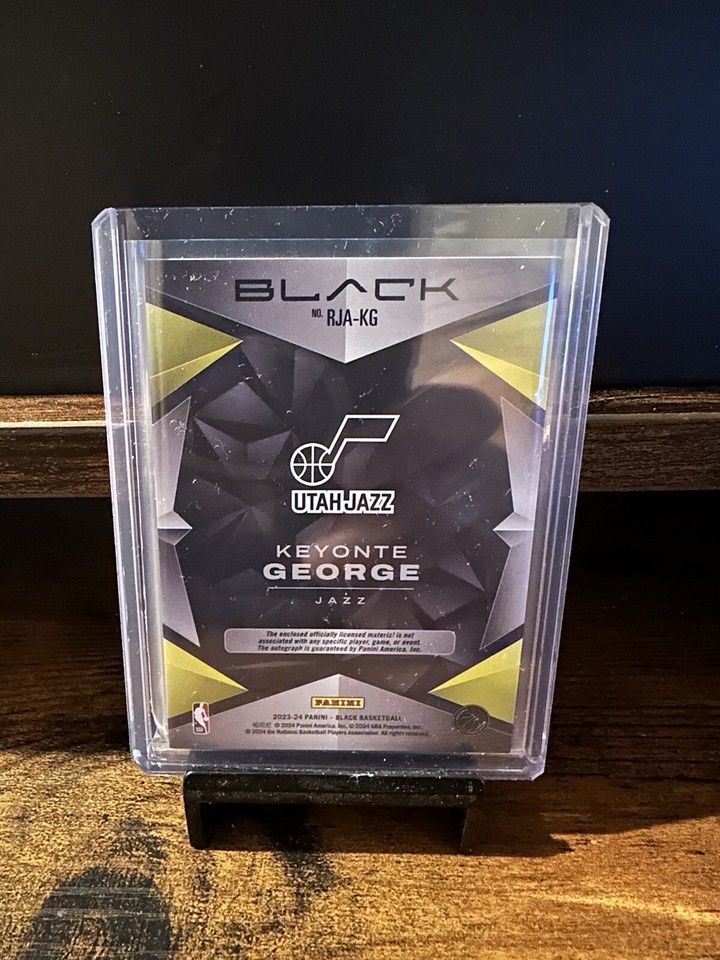 2023-24 Panini Black FOTL Keyonte George Ruby RPA /15 2-color Patch ...