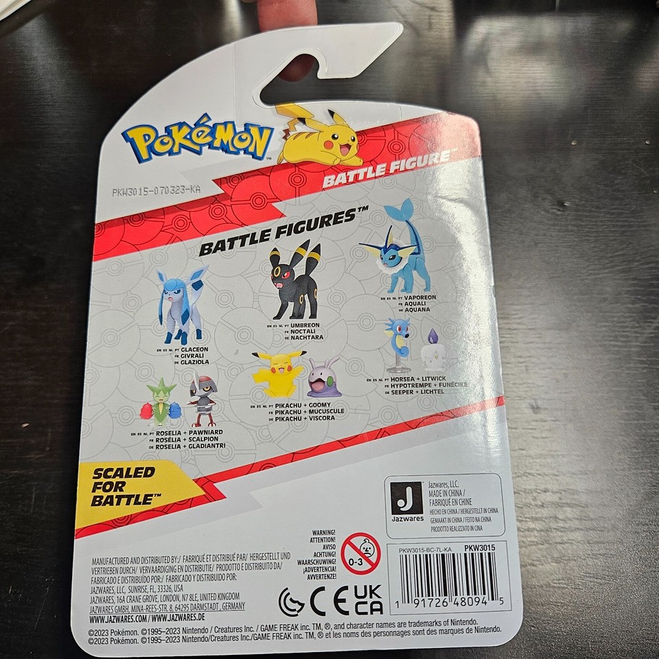 Jazwares Pokemon UMBREON 3 Inch Battle Action Figure Eevee Evolution | eBay