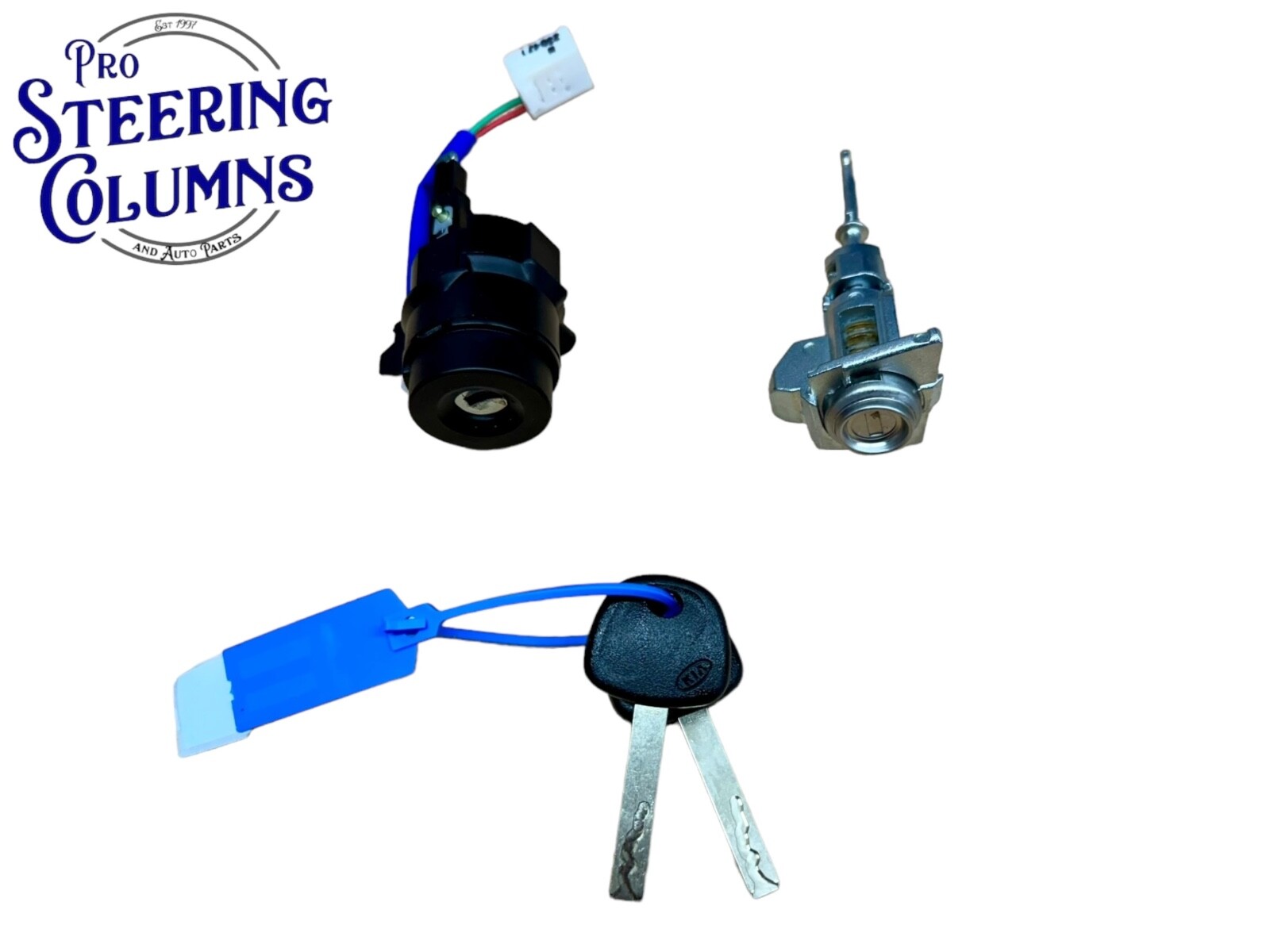 18-20 KIA RIO IGNITION & DOOR LOCK CYLINDER SET 2 KEYS OEM NEW 81900 ...