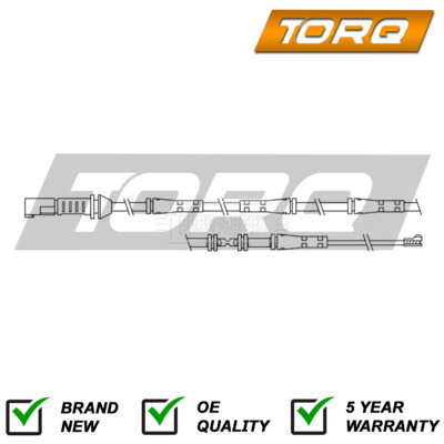 Brake Pad Wear Sensor Rear Torq Fits BMW 5 Series 6 3.5 4.4 34352284343 ...