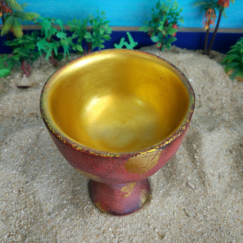 Holy Grail Indiana Jones Last Crusade Chalice Prop Cup Christ Goblet ...