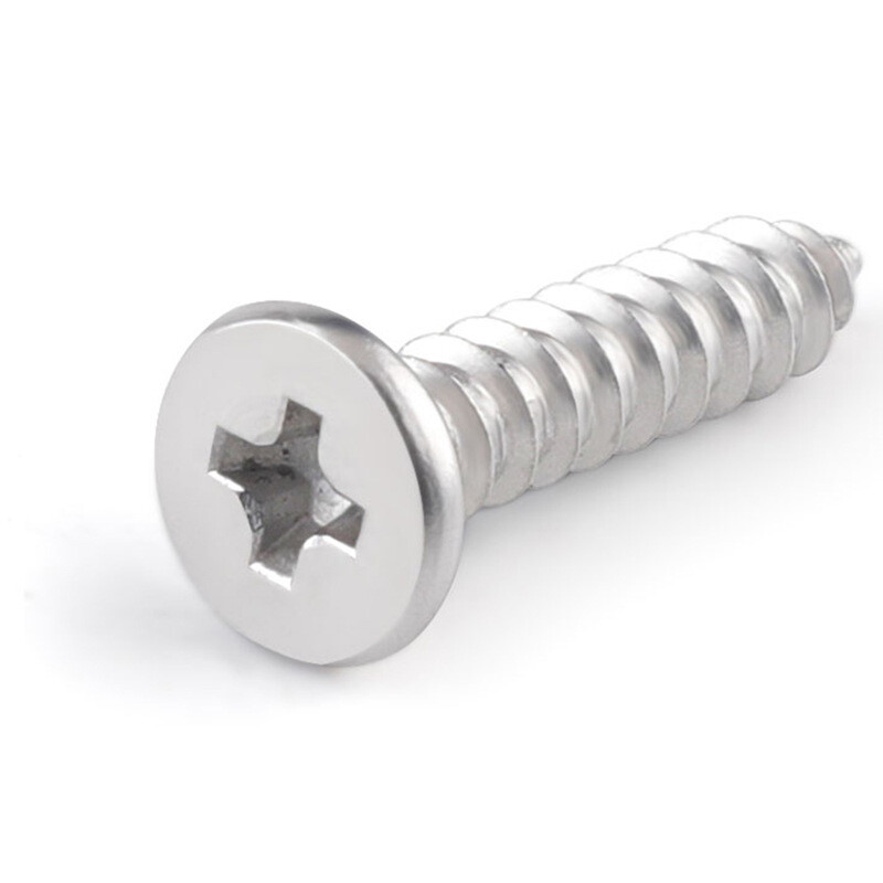Cross Phillips Ultra Thin Flat Wafer Head Self Tapping Wood Screw 10 ...