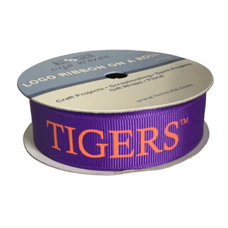 7/8" College Ribbon Collegiate Ribbon University Sports Grosgrain ...