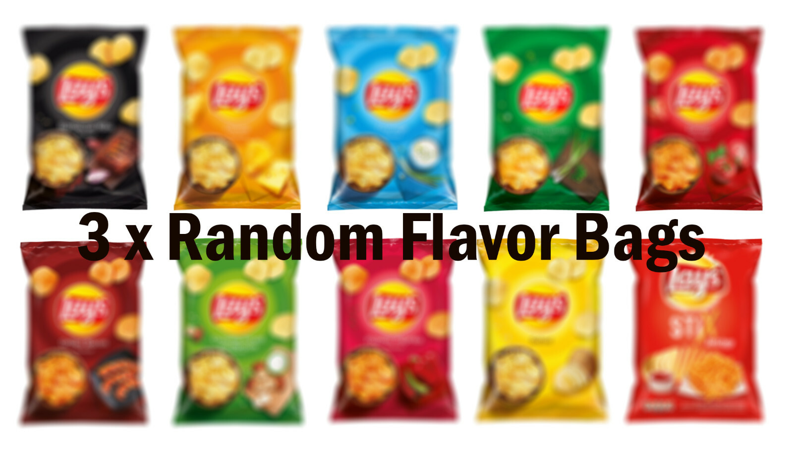 LAYS POTATO CHIPS Variety European Snacks Crisps Popular Flavors 120G ...