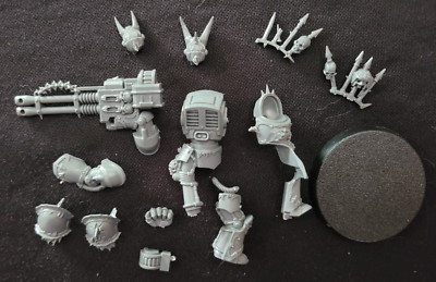 Chaos Terminator with Reaper Autocannon Warhammer 40K Space Marines ...