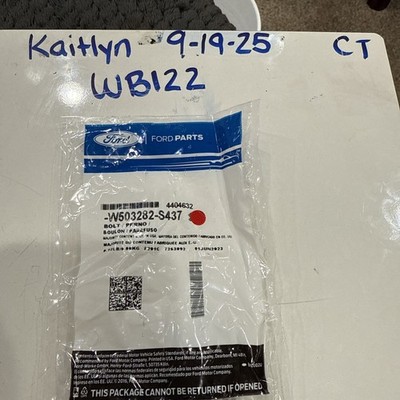 (1) Genuine OEM Ford Ignition Coil Screw SOLD INDIVIDUALLY*** W503282 ...