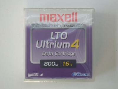 Maxell LTO-4/Ultrium-4 Data Tape/Cartridge 800GB/1.6TB LTOU4/800 NEW ...