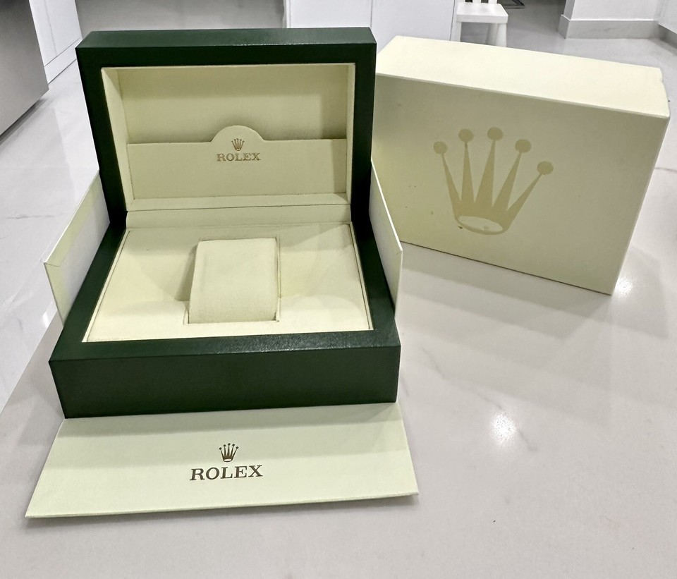 Authentic ROLEX Watch Box Submariner 16610 14060 16613 16600 Booklets ...