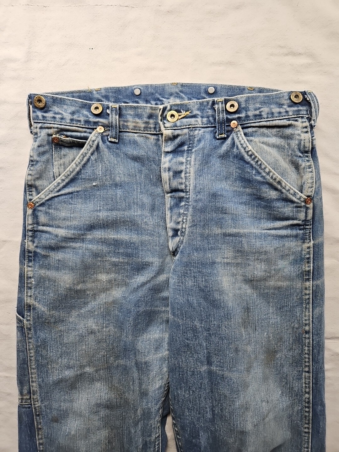 Lee Boss Of The Road 88 Jeans 60s Denim Vintage Loggers USA Made | eBay