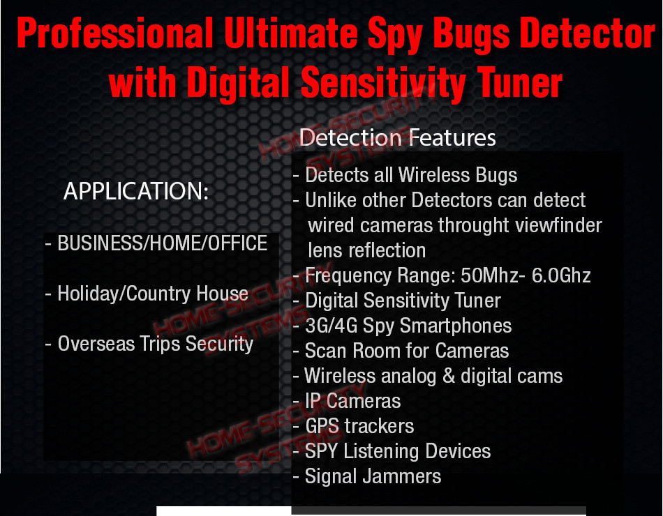 Mobile Phone Detector GSM Bugs GPS Finder Locator Camera Listening ...