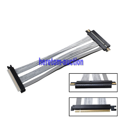 (30cm) PCIE 4.0 X16 Riser Cable High Speed Graphics Card Extension ...