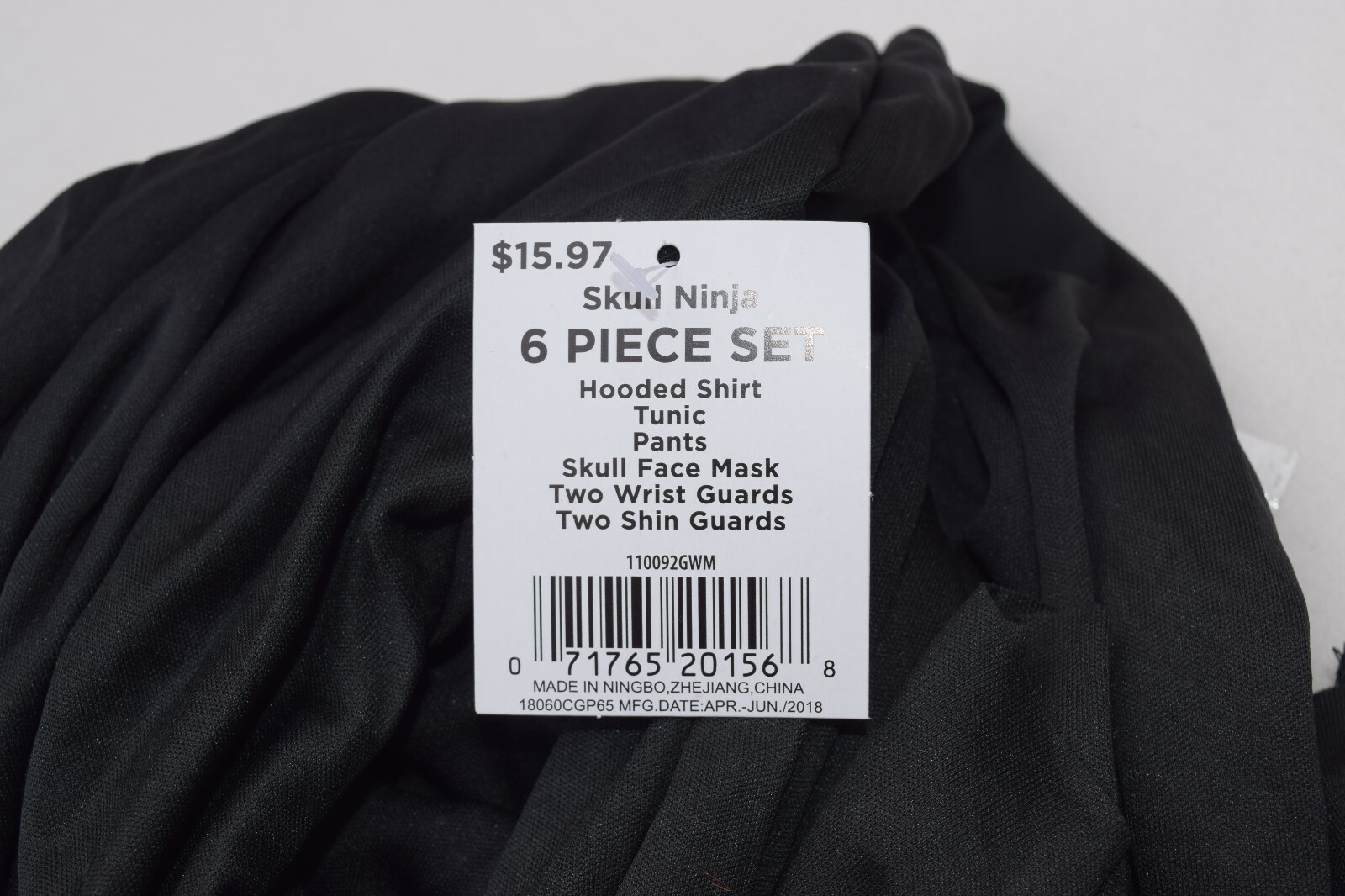 Gold Skull Lord Ninja Costume With Mask Size L | eBay