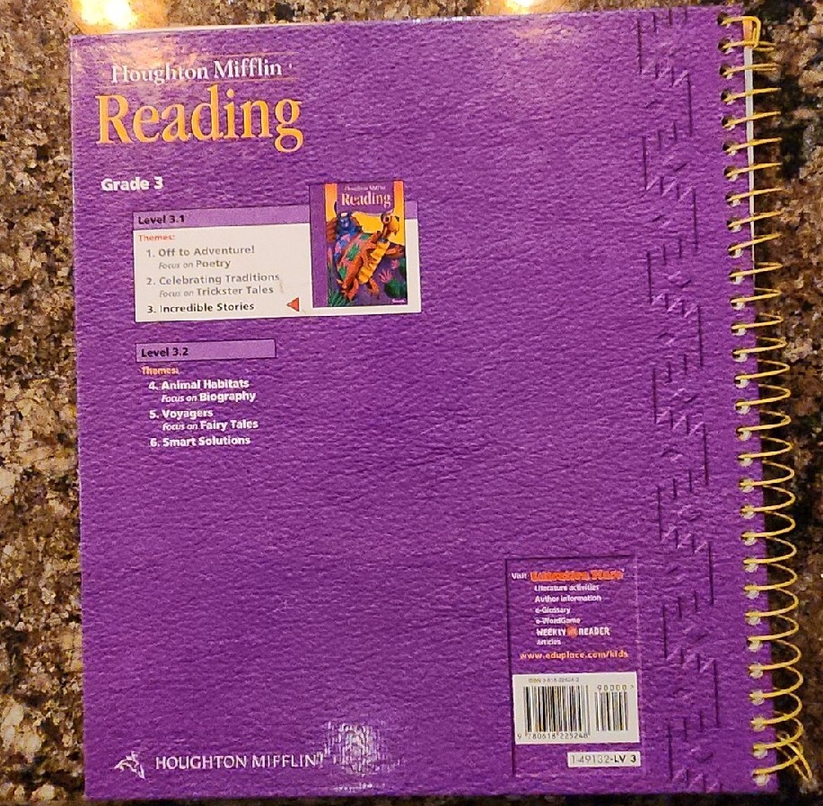 HOUGHTON MIFFLIN READING: TEACHER'S EDITION GRADE 3 THEME 3 Rewards ...