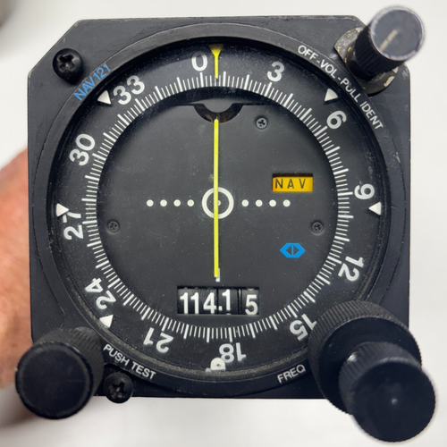 Narco NAV 121 VOR/LOC Receiver & Indicator - Working when removed | eBay