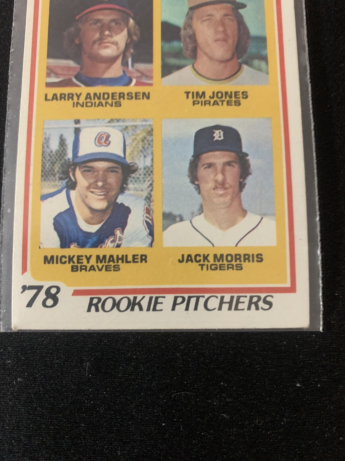 1978 Topps - Rookie Pitchers #703 Larry Andersen, Mickey Mahler, Tim ...