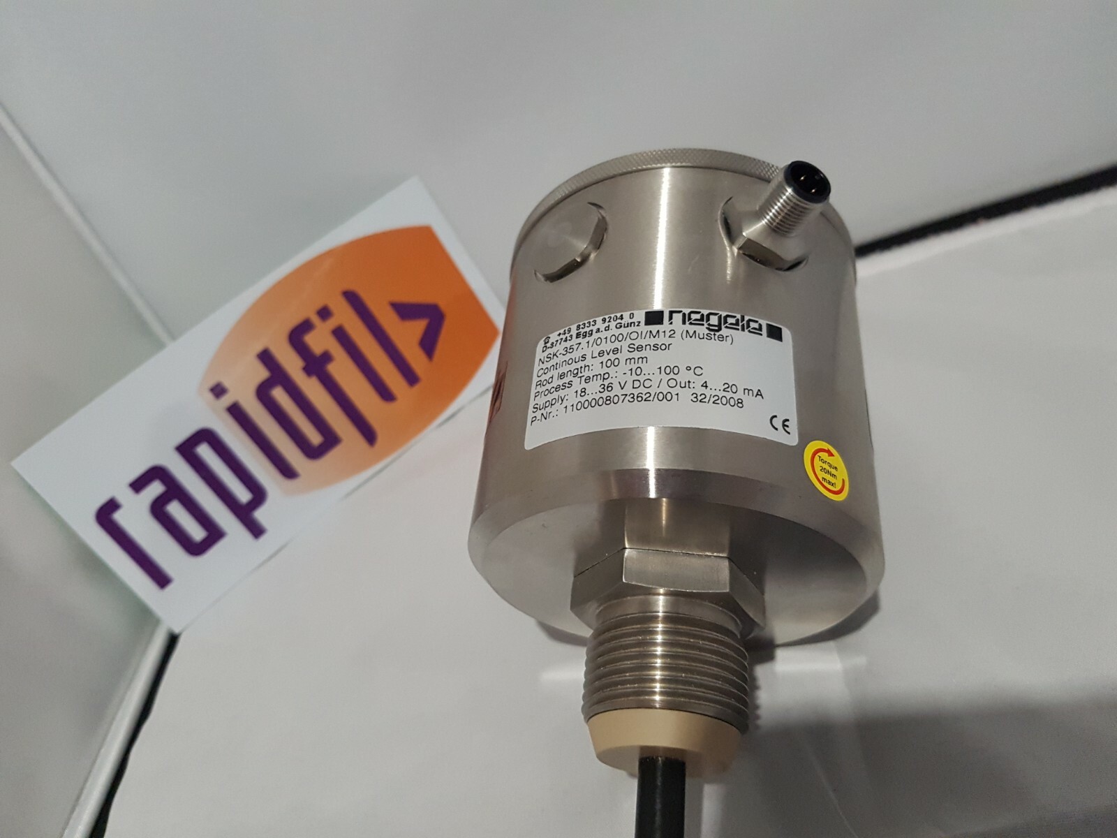 Negele Continuous Level Sensor NSK-357.1/0100/OI/M12 | eBay